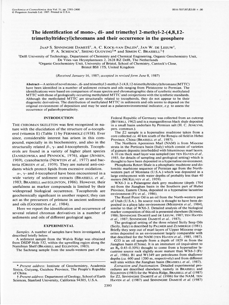 The Identification of Mono Di and Trimet | PDF