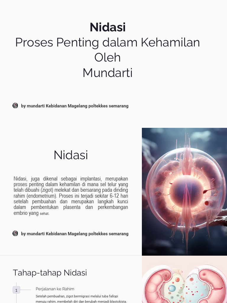 6.a. NIDASI (Proses-Penting-dalam-Kehamilan) | PDF | Kesehatan Holistik
