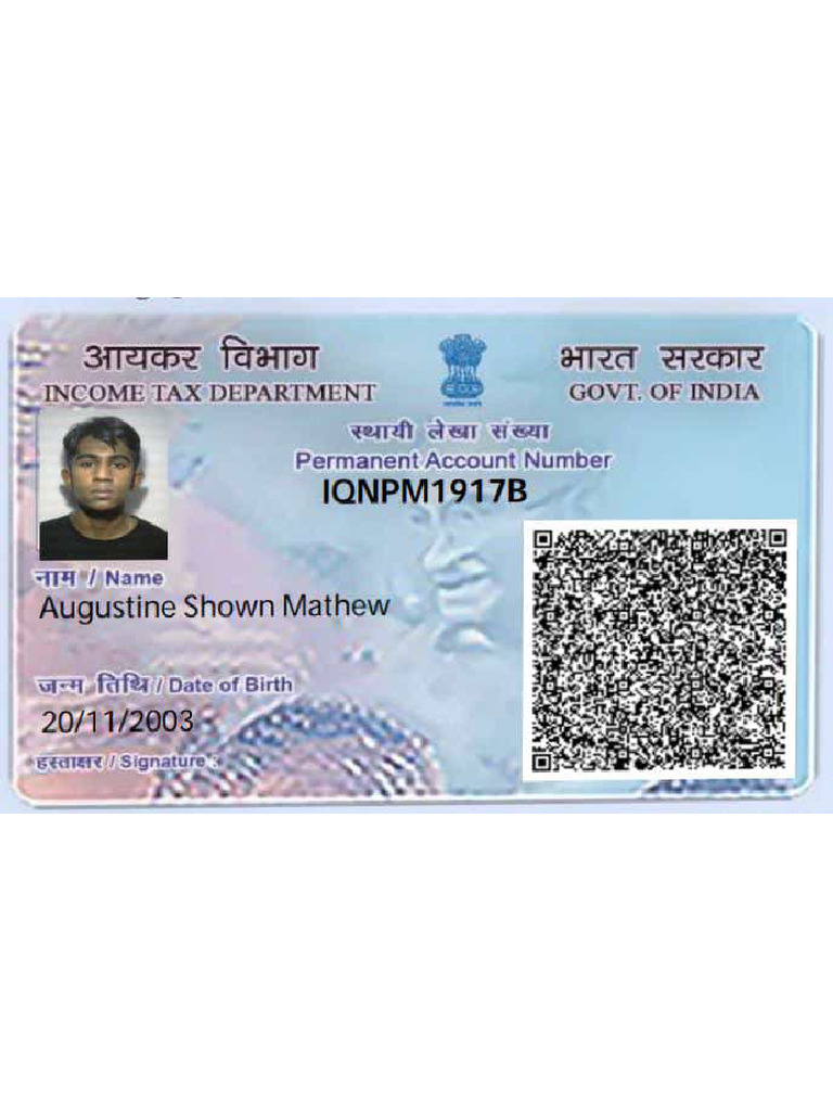 pan card | PDF