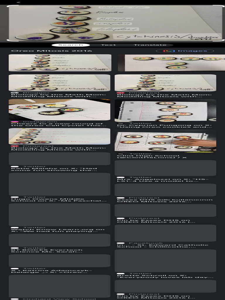 Oreo Mitosis Lab - Google Search | PDF