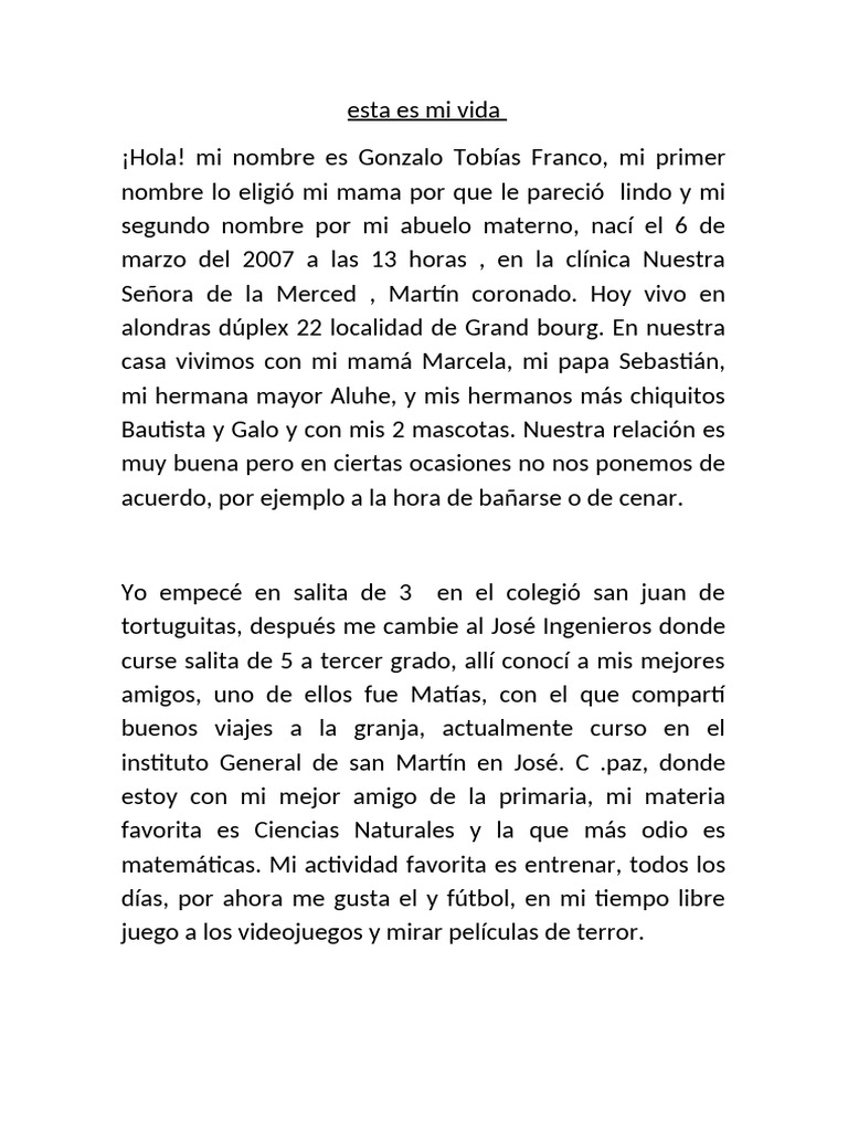 Esta Es Mi Vida | PDF