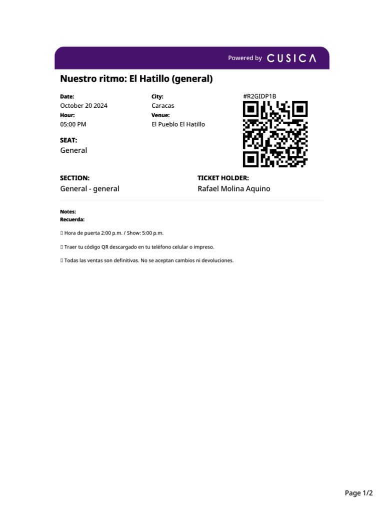 Nuestro Ritmo 2 | PDF