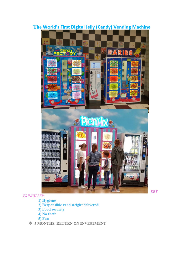 Digital Jelly Vending Machine | PDF | Wellness