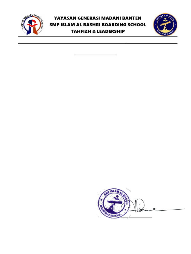 Surat Keterangan Siswa SMP Islam ABBS | PDF