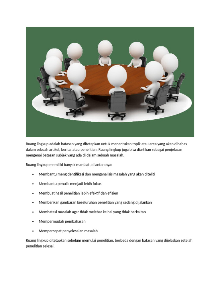 Ruang Lingkup Adalah | PDF | Seni