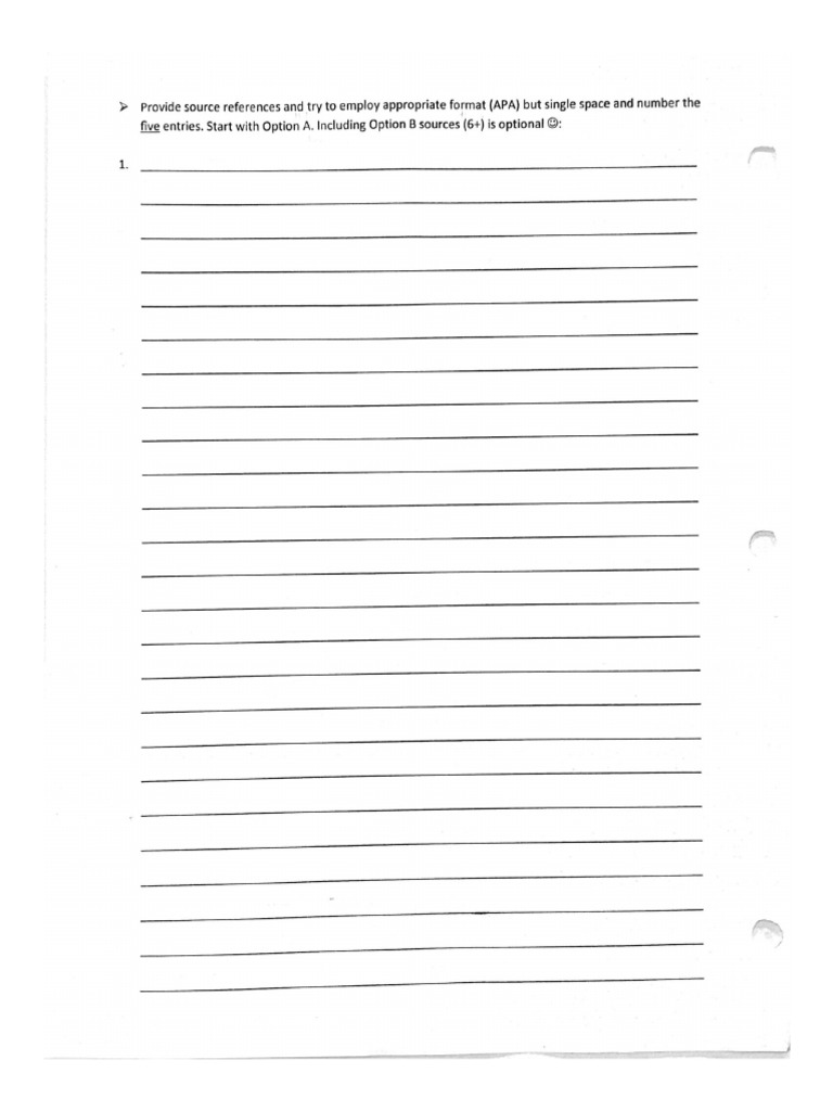Provide Source References and Try To Employ Appropriate Format (APA ...