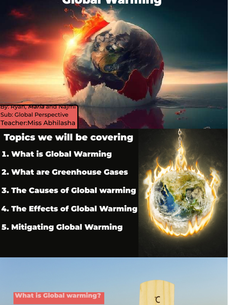 Global Warming: A Basic Presentation | PDF | Greenhouse Gas | Climate ...