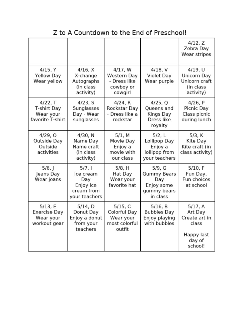 2024 Countdown End of Year 2 | PDF | Clothing | Fashion