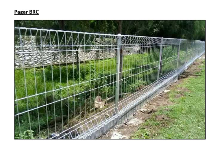 Contoh Pagar BRC | PDF