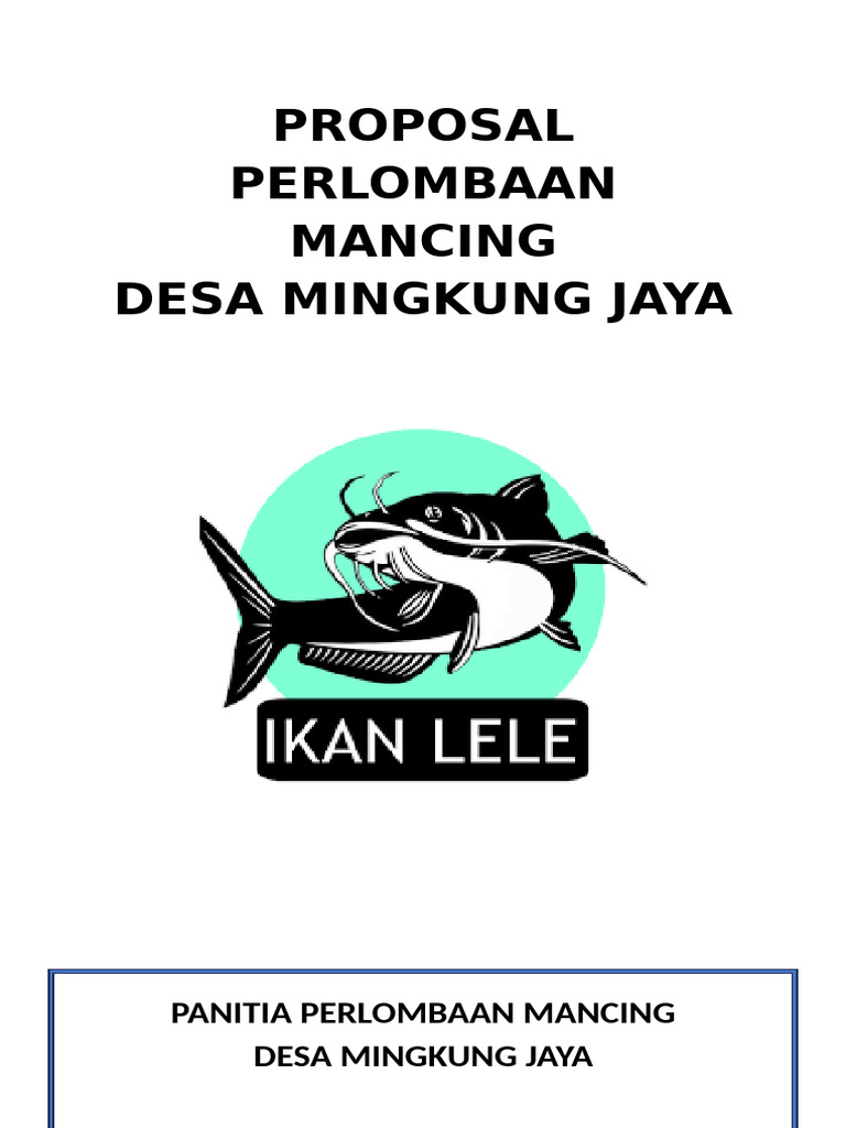 Proposal Lomba Mancing | PDF | Ilmu Sosial