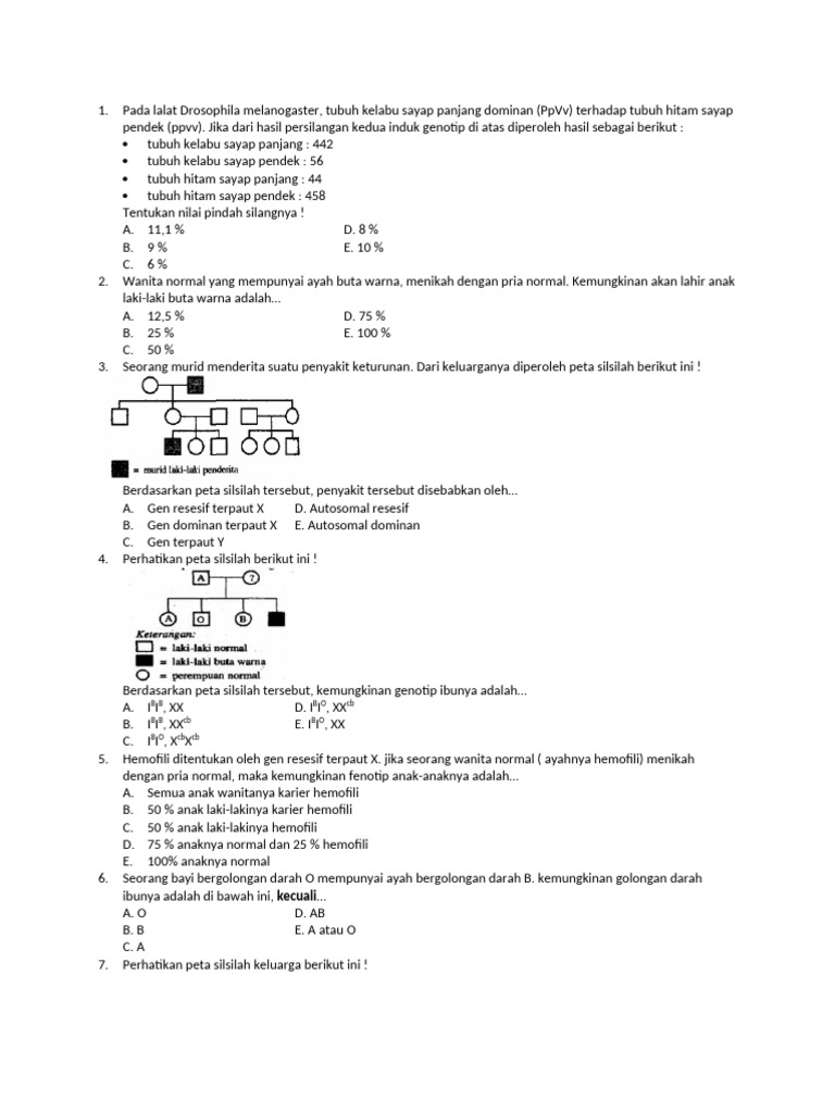 Latihan Soal 1 | PDF
