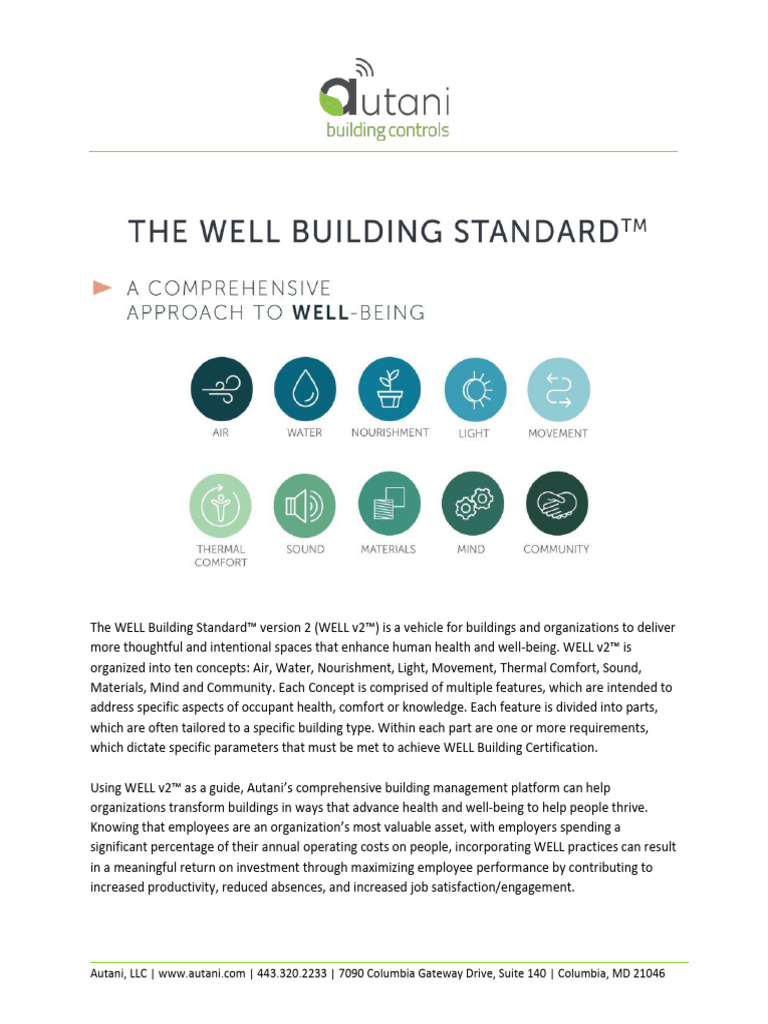 Autani Well Certification | PDF | Lighting