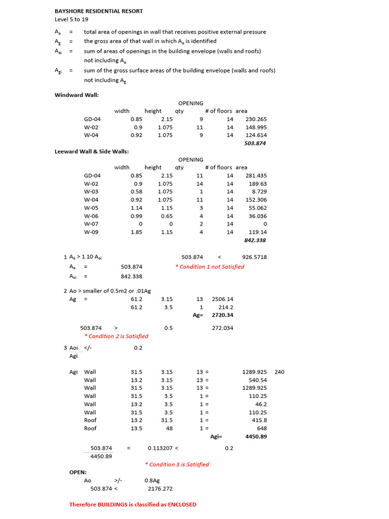 Bayshore Enclosure Classification | PDF | Building Engineering | Building