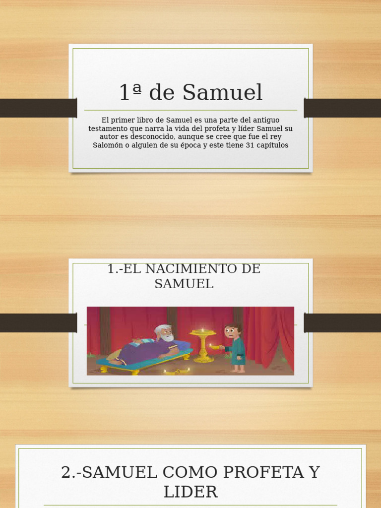 1 de Samuel | PDF | Historia | Religión y espiritualidad