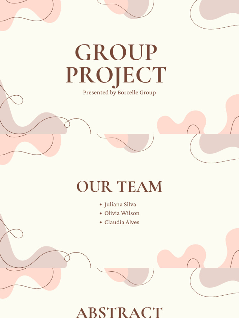 Pastel Aesthetic Group Project Presentation PDF | PDF