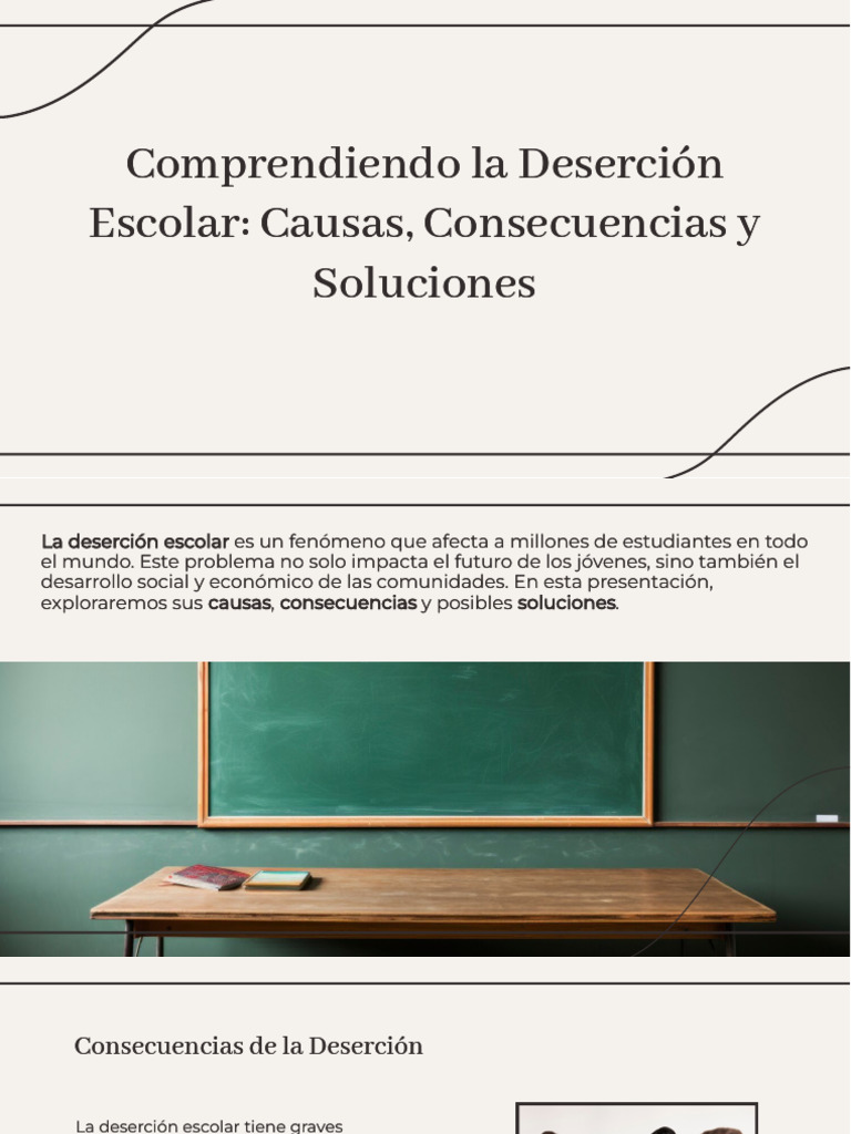 Slidesgo Comprendiendo La Desercion Escolar Causas Consecuencias y ...