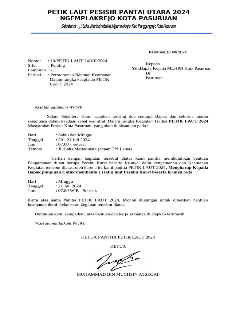 Permohonan Sekoci MD | PDF