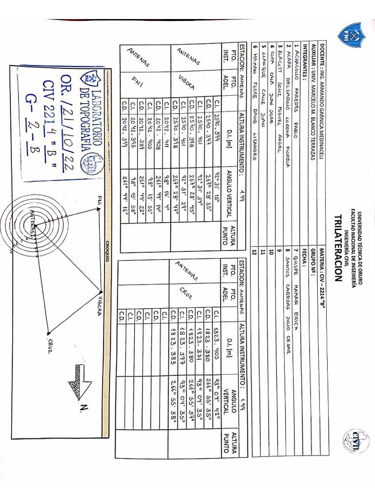 Trilateracion Topo 2 | PDF