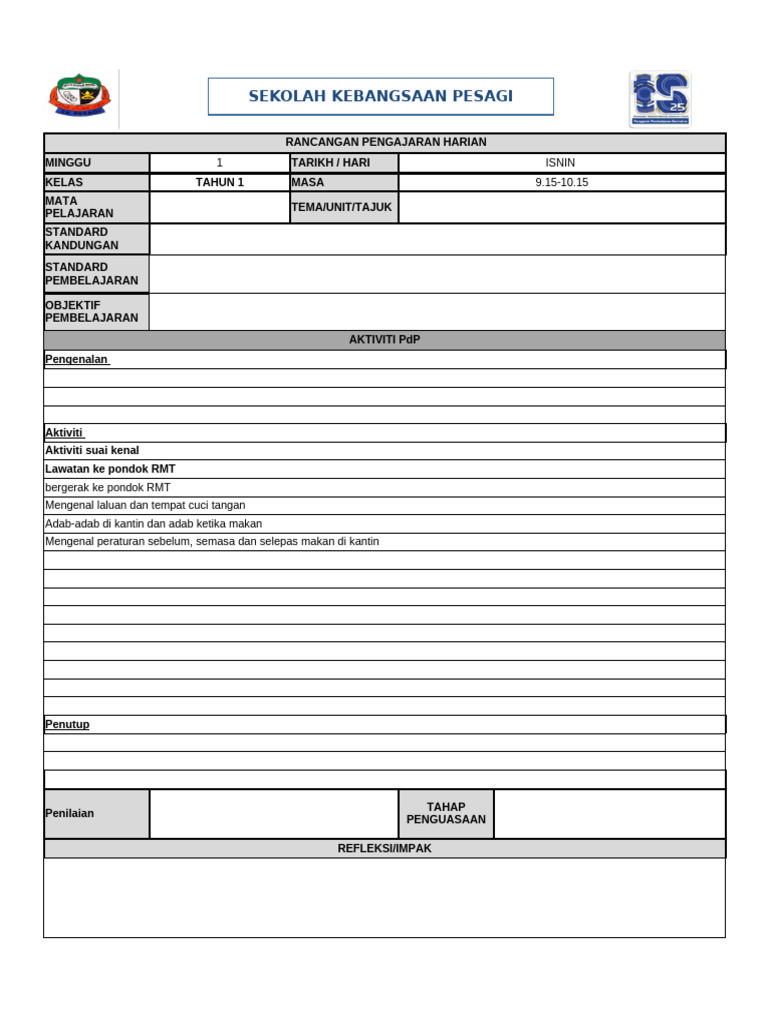 Tapak RPH 2024 | PDF