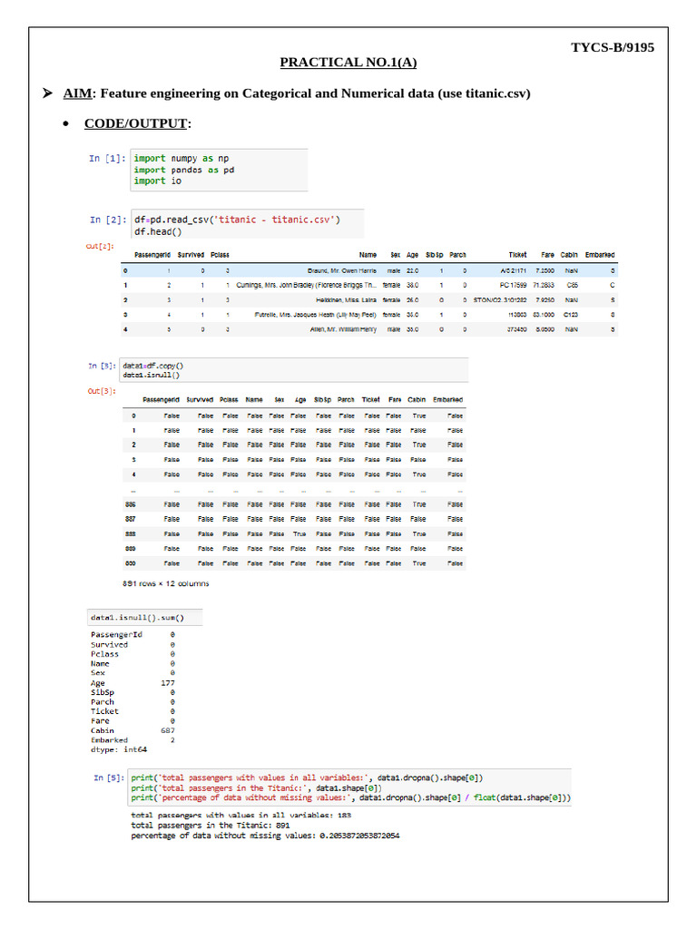 PRACTICAL 1 ML | PDF