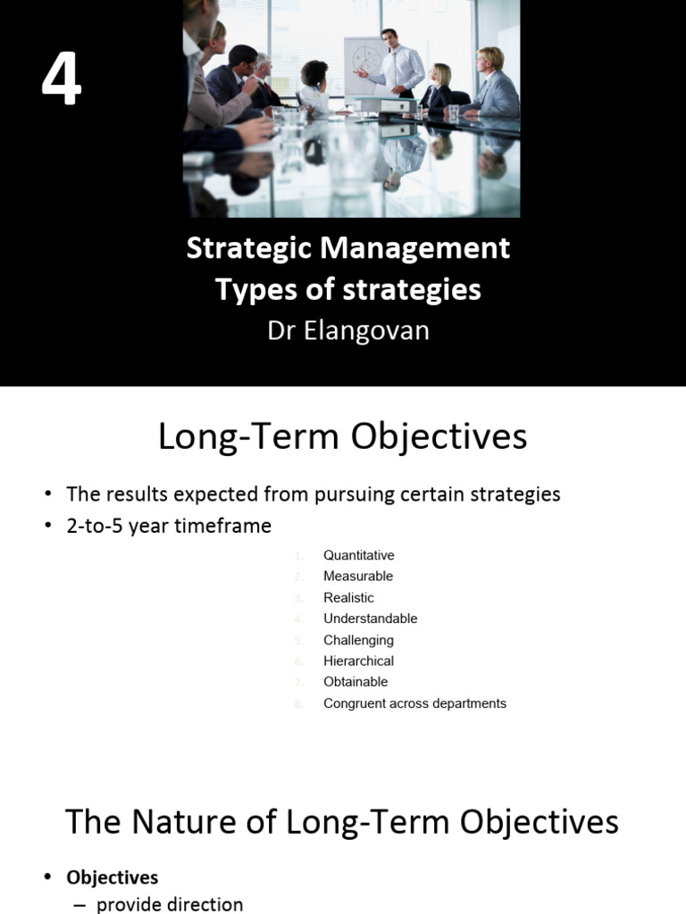 4 Types of strategies | PDF | Strategic Management | Investing