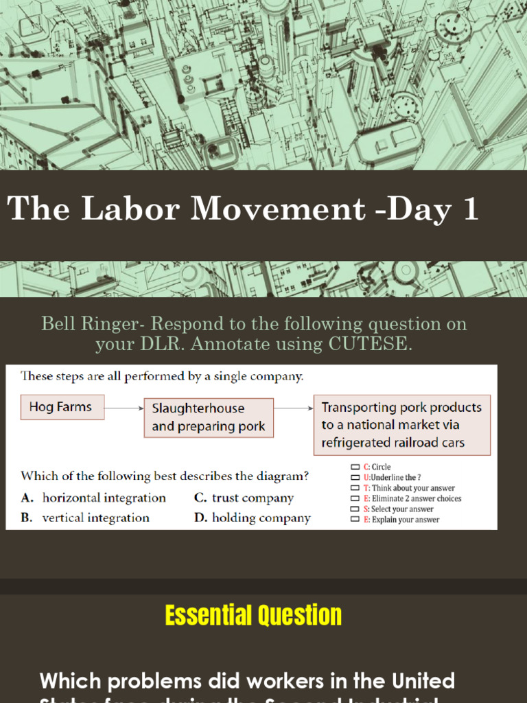 Labormovement Eto Powerpoint | PDF | Strike Action | Trade Union