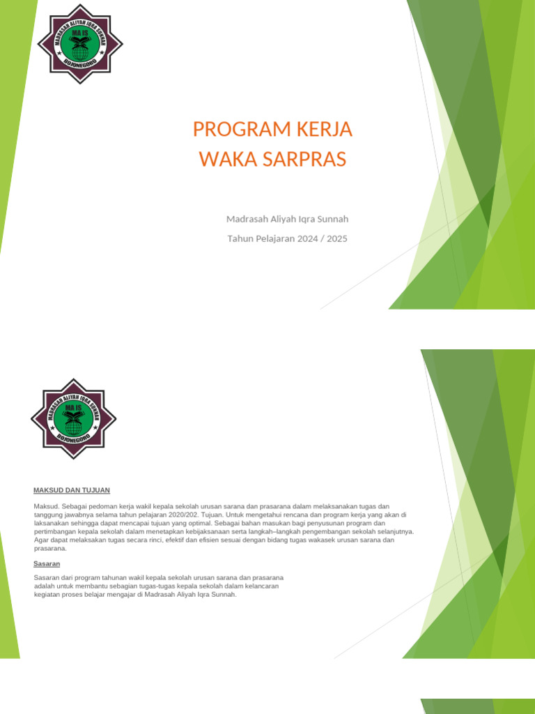 Program Kerja | PDF