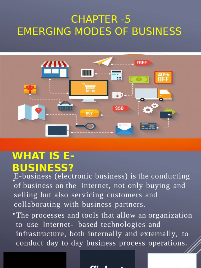 CH 5 Emerging Mode of Business 2 | PDF | Electronic Business | Business ...