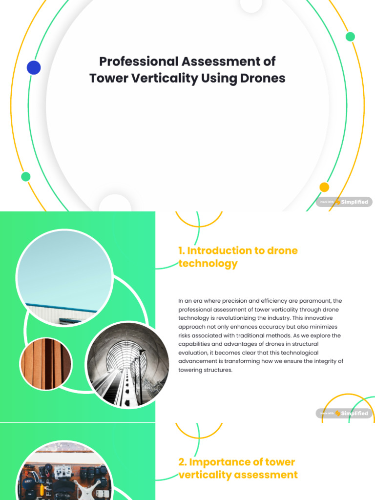 Professional Assessment of Tower Verticality Using Drones | PDF ...