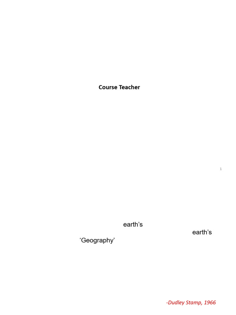 Presentation Lecture 01 | PDF | Geography | Geographic Information System