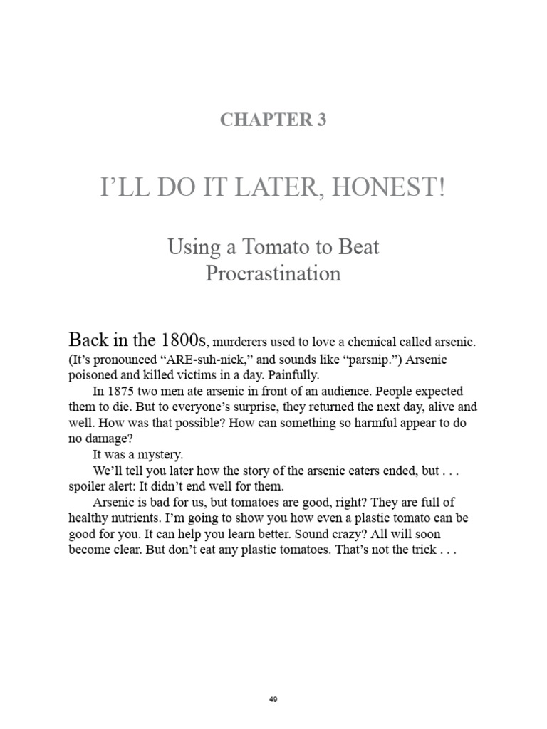 Beat Procrastination with Pomodoro Technique | PDF | Recall (Memory)