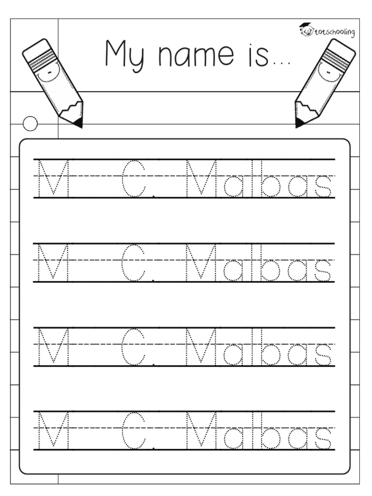 Name Tracing Editable | PDF