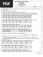 Correlation Practice Questions | PDF | Data Analysis | Multivariate Statistics