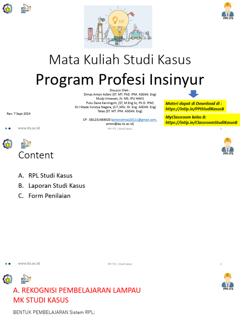 Studi Kasus - PSPPI Genap 2024 0709 | PDF