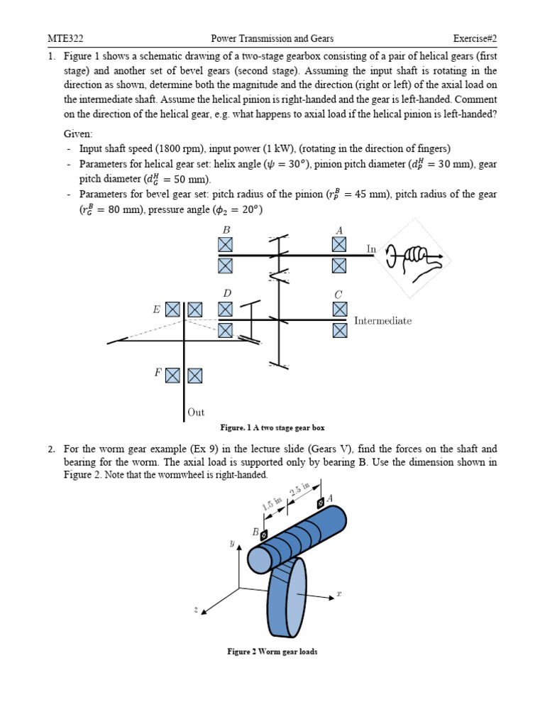 Gearbox Axial Load Analysis | PDF | Science & Mathematics