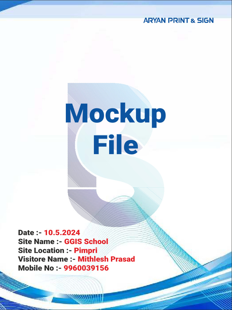 GGIS School Mockup (Pimpri) | PDF
