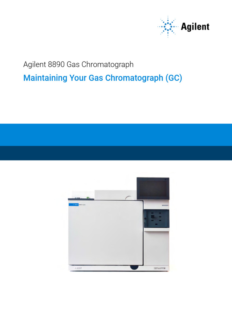 Usermanual GC Maintenance 8890 g3540 90015 en Agilent | PDF | Gas ...