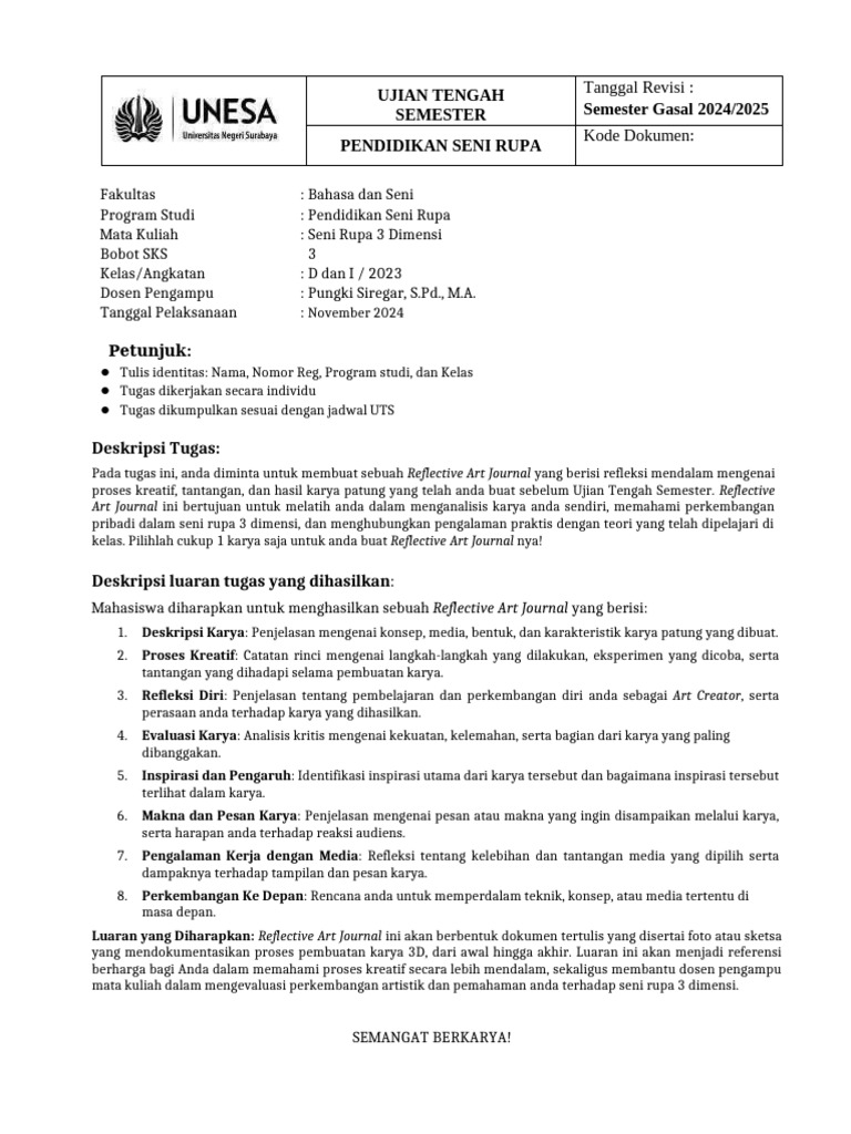 Panduan Berkarya | PDF