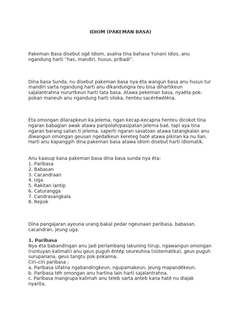 IDIOM | PDF