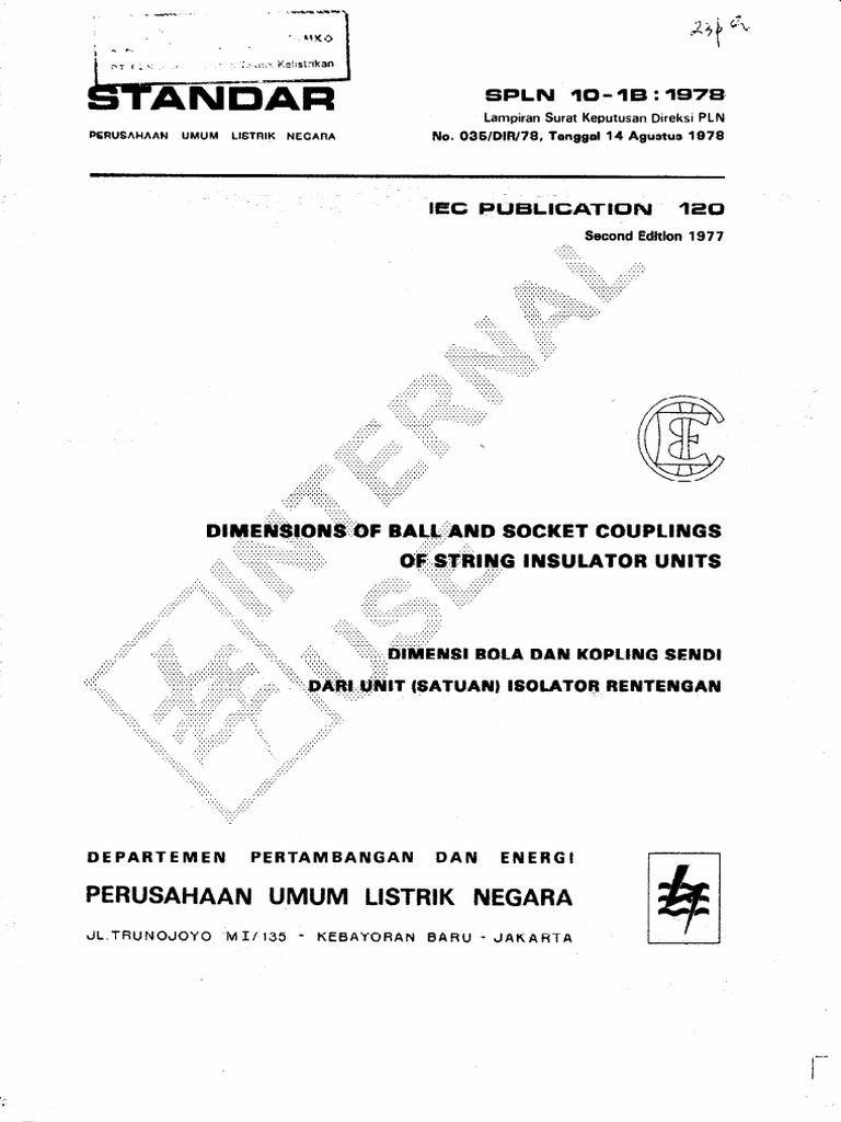 SPLN 10-1B 1978 | PDF