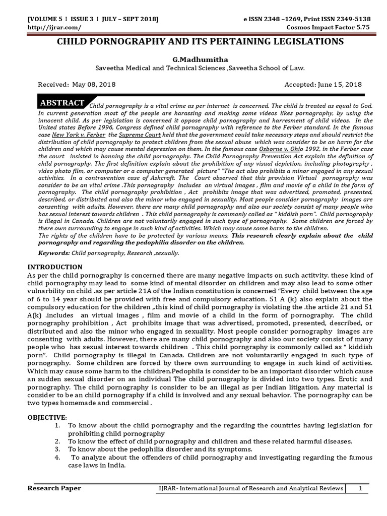 2 | PDF | Child Pornography | Pedophilia