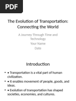 Transport Through The Ages - A Journey Through Time | PDF | Transport ...