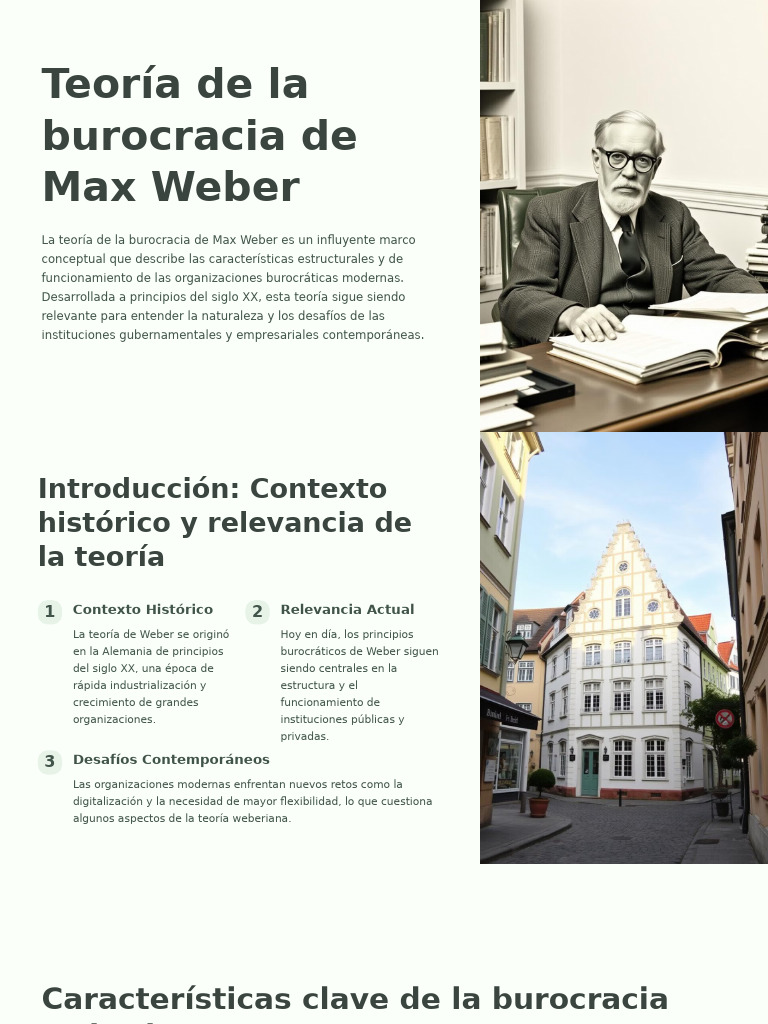 Teoría Webeer | PDF | Burocracia | Business
