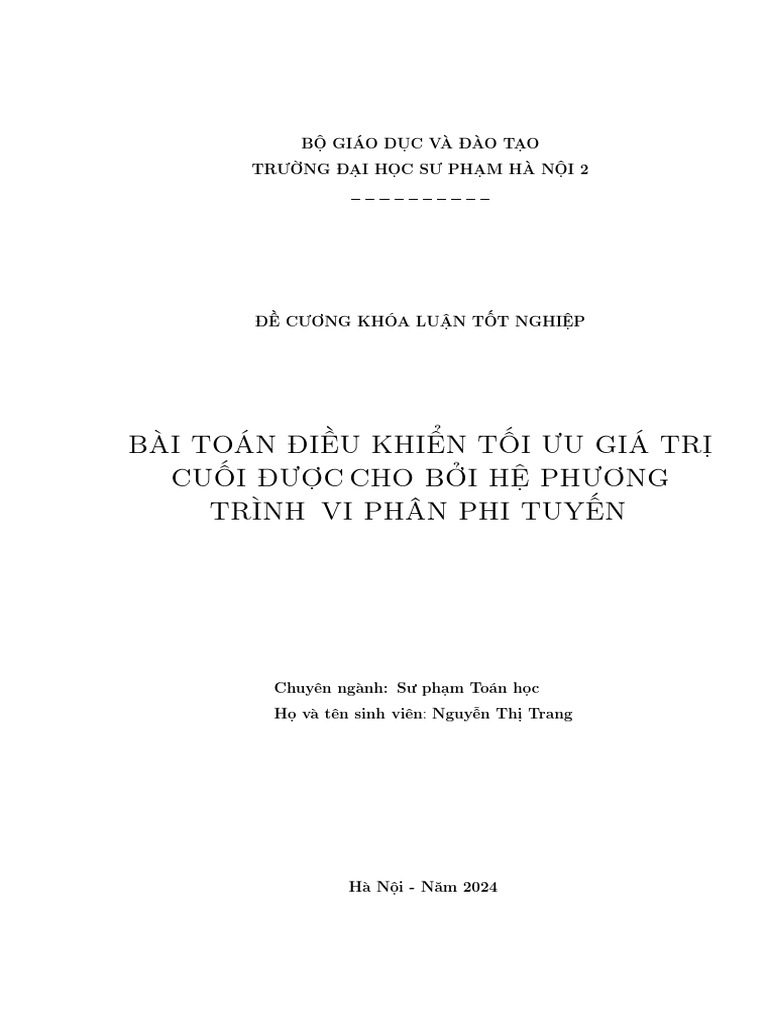 De Cuong | PDF