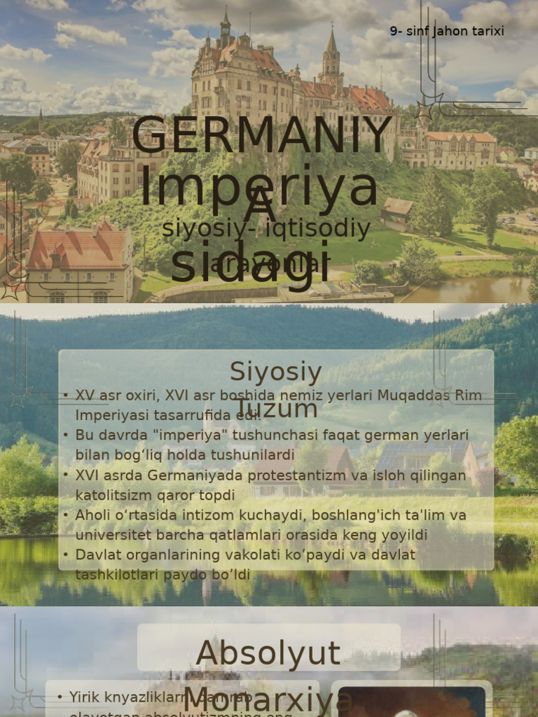 Germaniya Imperiyasi | PDF