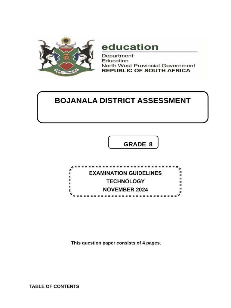 Grade 8 Assessment Guideline | PDF | Curriculum | Cognition