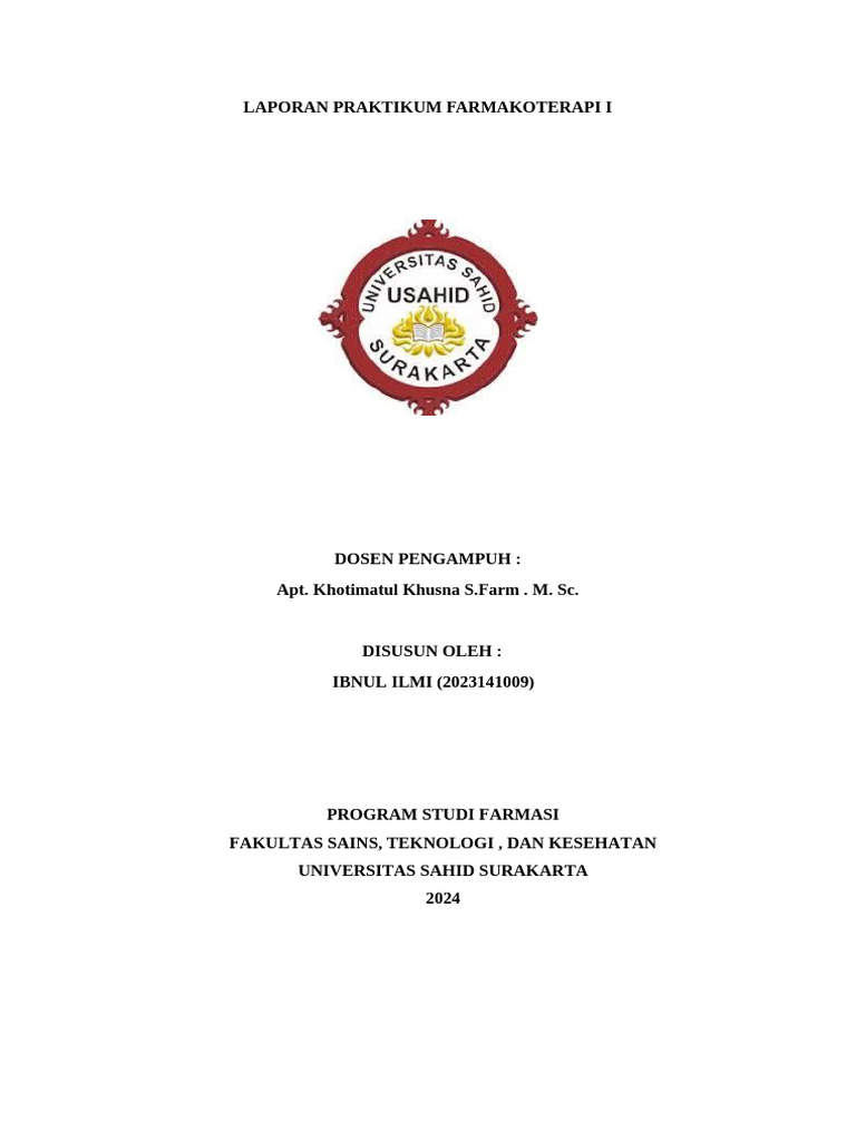 Laporan Praktikum Farmakoterapi I Soap Salinan | PDF