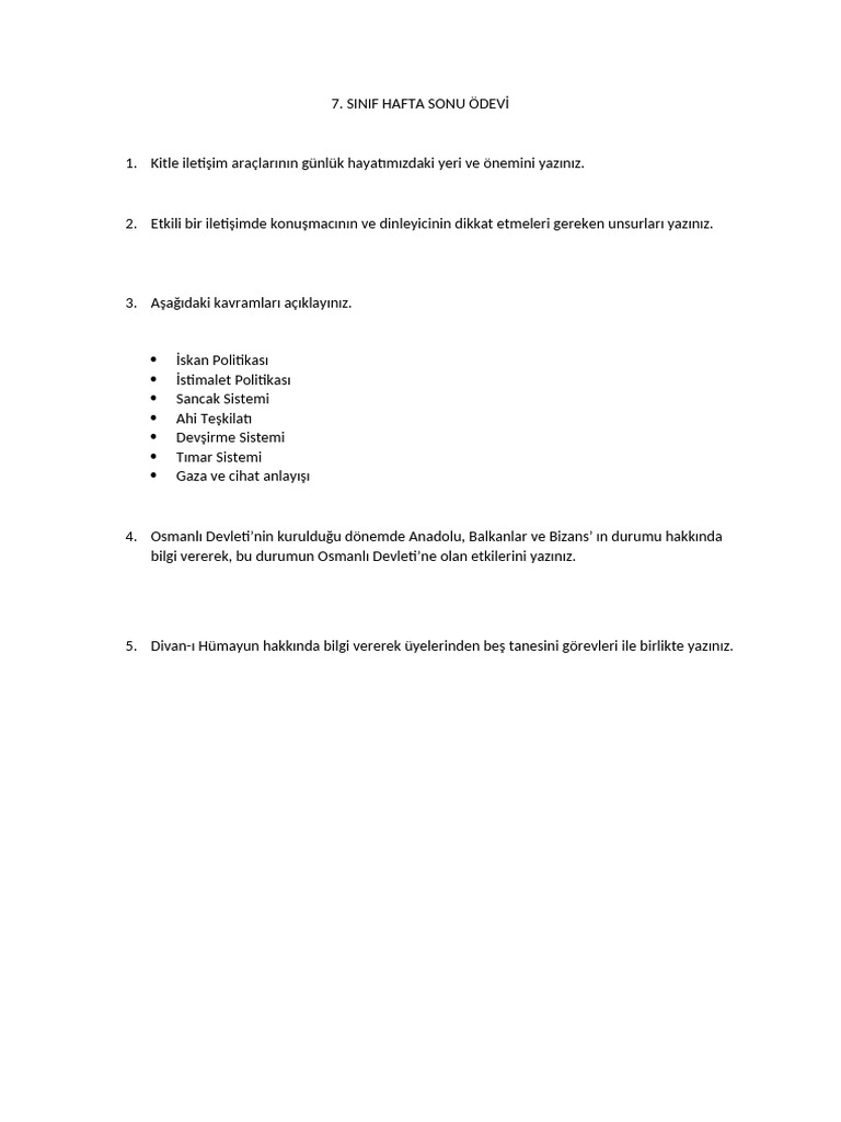 Odev 7 | PDF