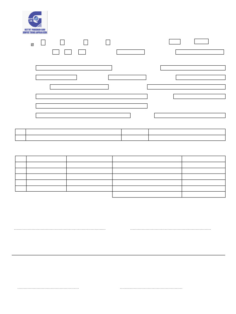 Borang Tuntutan Elaun Guru Pembimbing | PDF
