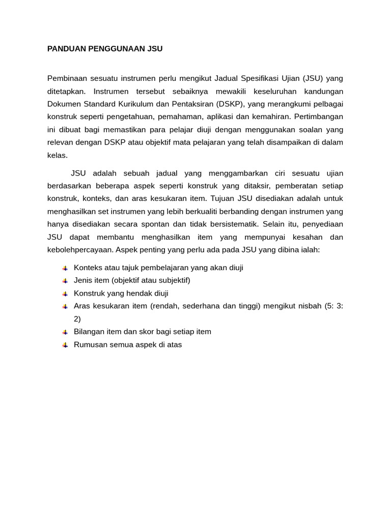 Panduan Penggunaan Jsu | PDF | Karier & Perkembangan | Komputer